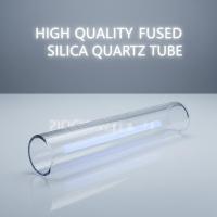 China Clear Color High Temperature Resistant Corrosion Resistant Quartz Glass Tube and Fused Silica Tube for sale