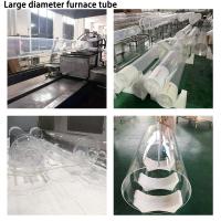 China Heat Resistant Fused Silica Quartz Pipe with Custom  for Photovoltaic Applications for sale