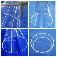 China Heat Resistant Fused Silica Quartz Pipe with Custom  for Photovoltaic Applications for sale