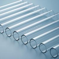 China High Purity 99.99% Quartz Glass Tube with 1100℃ Working Temperature and UV Protection for sale