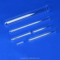 China Customized High Temperature Resistant 1200 Fused Silica Quartz Test Tube with SIO2>99.99% for sale