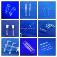 China Customized High Temperature Resistant 1200 Fused Silica Quartz Test Tube with SIO2>99.99% for sale