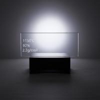China Custom High Temperature Resistant 1150℃ Working Temperature Fused Quartz Plate with 92% Light Transmittance and 2.2g/cm³ Density for sale