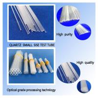 China High Temperature Resistant High Purity Quartz Glass Capillary Tube with Good Electrical Insulation for Industrial Testing for sale