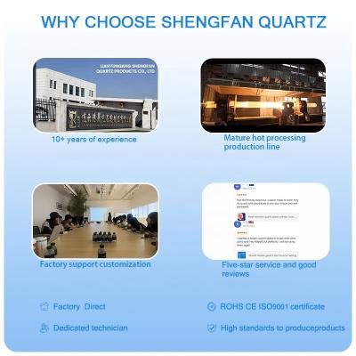 China Custom Large Diameter Heat Resistant Fused Silica Quartz Furnace Tube for Photovoltaic Applications for sale