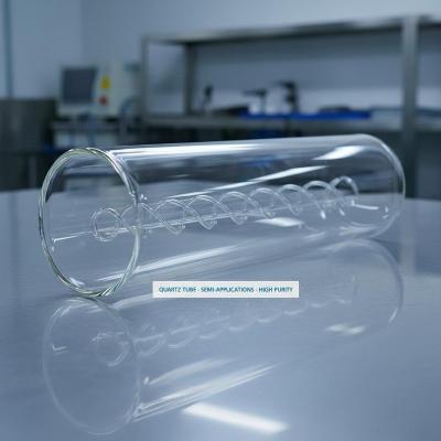 China High Temperature Resistance Quartz Glass Tube with Good Electrical Insulation and High Light Transmittance for Water Treatment and UV Lamp for sale