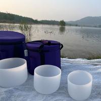 China Professional 99.99% Pure Quartz Crystal Singing Bowl for Chakra Balancing and 432Hz Frequency Sound Therapy for sale