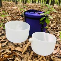 China Professional 99.99% Pure Quartz Crystal Singing Bowl for Chakra Balancing and 432Hz Frequency Sound Therapy for sale