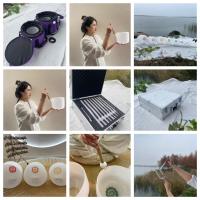 China High Purity Customizable Quartz Singing Bowl for Chakra Balancing and Sound Healing Meditation for sale