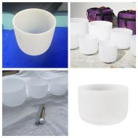 China High Purity Customizable Quartz Singing Bowl for Chakra Balancing and Sound Healing Meditation for sale