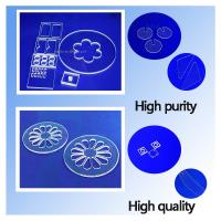 China Laser High Precision ±0.02mm High Transparency Quartz Glass Punching Plate for Optical Applications for sale