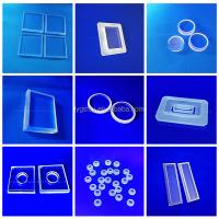 China High Temperature Resistant Fused Silica Quartz Glass Plate with 92% Light Transmittance and Customizable Shapes for sale