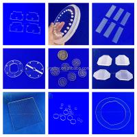 China High Temperature Resistant Fused Silica Quartz Glass Plate with 92% Light Transmittance and Customizable Shapes for sale