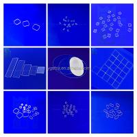 China High Temperature Resistant Fused Silica Quartz Glass Plate with 92% Light Transmittance and Customizable Shapes for sale