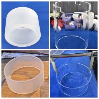 China High-purity 99.99% Quartz Flange Tube for High-temperature Resistant 1100℃ and Corrosion Resistant Applications for sale