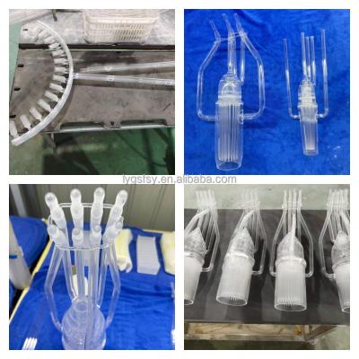 China Custom 1100℃ Heat Resistant Quartz Glass Torch with 99.99% SiO2 Purity and High Light Transmittance for sale