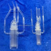 China Custom 1100℃ Heat Resistant Quartz Glass Torch with 99.99% SiO2 Purity and High Light Transmittance for sale