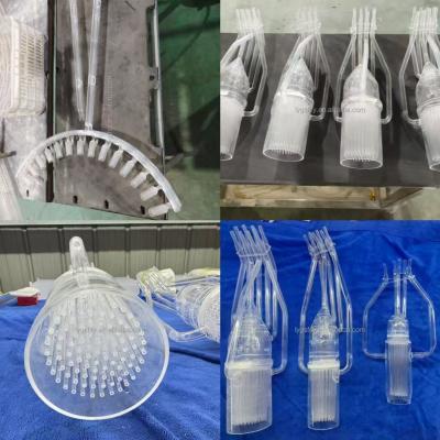 China High Purity Quartz Glass Torch with SIO2>99.99% and Good Electrical Insulation for Laboratory Heating at 1100℃ for sale