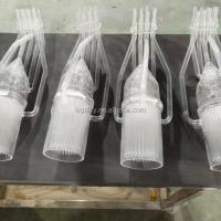 China High Purity Quartz Glass Torch with SIO2>99.99% and Good Electrical Insulation for Laboratory Heating at 1100℃ for sale