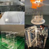 China High Temperature 1100℃ Quartz Glass Container with Acid Tolerance 30 Times Than Ceramics and Customizable Size for sale