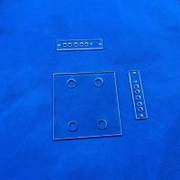 China High Purity 99.99% SiO2 High Transmittance Custom Machined Quartz Glass Plate for Optics for sale