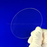 China High Transmittance High Temp Resistant 99.99% SiO₂ Content Fused Silica Window Quartz Glass Sheet for Equipment Viewport for sale