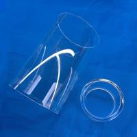 China Fire Polished Quartz Glass Tube with 1100℃ Working Temperature and 99.99% SiO₂ Content for High-Temperature Applications for sale