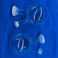 China Customized Transparent Quartz Glass Flask Tri-neck Quartz Flask with High Stability and Corrosion Resistance for sale