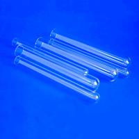 China 1100℃ working temperature Corrosion Resistant Quartz Test Tube High Temperature Resistant Laboratory Glass Tube for sale