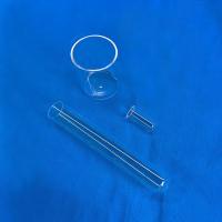 China 1100℃ working temperature Corrosion Resistant Quartz Test Tube High Temperature Resistant Laboratory Glass Tube for sale