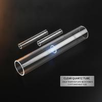China Clear Quartz Tube with 1150℃ Working Temperature 99.99% SIO2 Purity and Corrosion Resistance for Semiconductor and Optical Applications for sale