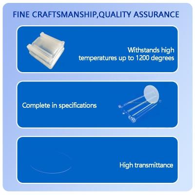 China High UV Transmittance Anti High Temp 99.99% Purity JGS2 Quartz Glass Plate for UV Curing and Ozone Generators for sale