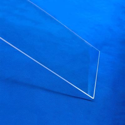 China High Temperature Resistant 1200℃ Transparent 99.99% Purity Quartz Glass Plate Fused Silica Glass Sheet for sale