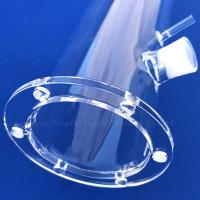 China Flanged Quartz Tube High Transparency Quartz Glass Tube Industrial and Laboratory Specialty Tubing for sale
