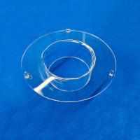 China Corrosion Resistance High Temperature Resistant Transparent Quartz Tube Flange Connected Quartz Glass Tube for sale