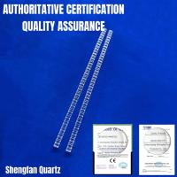 China 1200℃ High Temperature Resistant SiO₂ Quartz Rods with High Purity of 99.9% Solid Grooved Quartz Glass Rod for sale