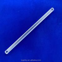 China 1200℃ High Temperature Resistant SiO₂ Quartz Rods with High Purity of 99.9% Solid Grooved Quartz Glass Rod for sale