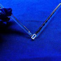 China 1200℃ High Temperature Resistant SiO₂ Quartz Rods with High Purity of 99.9% Solid Grooved Quartz Glass Rod for sale