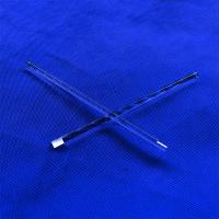 China 1200℃ High Temperature Resistant SiO₂ Quartz Rods with High Purity of 99.9% Solid Grooved Quartz Glass Rod for sale