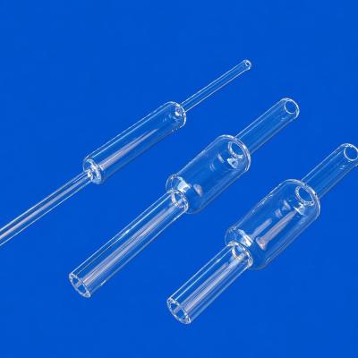 China High-temperature resistant and corrosion-resistant transparent quartz glass tube for sale
