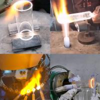 China Customized High Transmission 99.99% High Purity Fused Quartz Glass Tube Quartz Flange Tube for sale