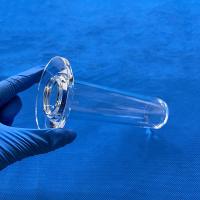 China Customized High Transmission 99.99% High Purity Fused Quartz Glass Tube Quartz Flange Tube for sale