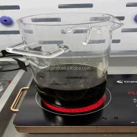 China High Temperature Resistant 1200℃ Corrosion Resistance Clear Quartz Beaker for Laboratory Equipment for sale