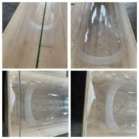 China Large Diameter Fused Silica Tube High Temperature Resistant Quartz Glass Tube for Industrial Furnace for sale