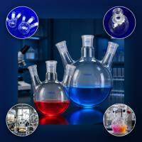 China Factory Made High Temperature Resistant Corrosion Resistant Customizable Quartz Glass Flasks and Quartzware for sale