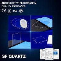China High Temperature Resistant Custom Processing Fused Silica Quartz Glass Plate with High Light Transmittance for sale