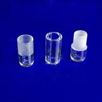 China High Precision High Sealing Performance Quartz Screw Thread Tube Quartz Glass Bottle for Laboratory for sale