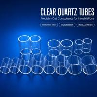 China High Purity 99.99% Customized Diameter 1-1000mm Heat Resistant Cutting Quartz Glass Tube for sale