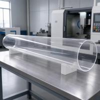 China Uniform Wall Thickness High Transmittance High Precision Clear Quartz Pipe for Industrial Applications for sale