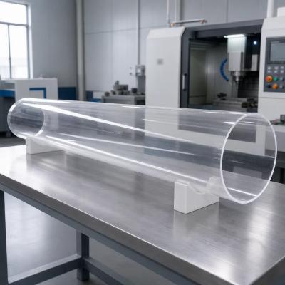 China Uniform Wall Thickness High Transmittance High Precision Clear Quartz Pipe for Industrial Applications for sale